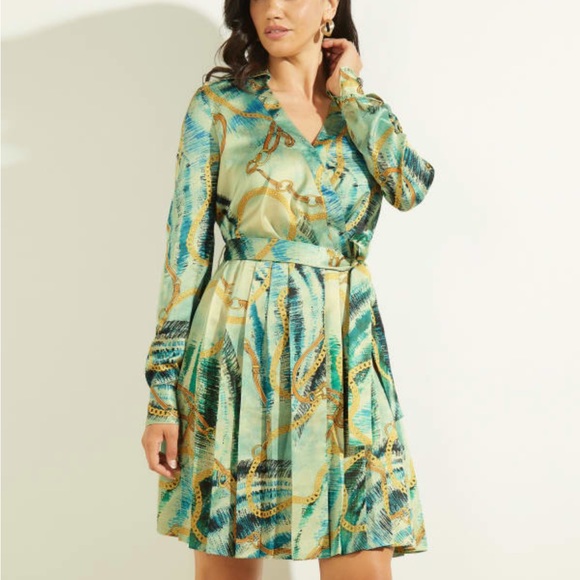 Marciano by Guess | Dresses | Nwt Marciano By Guess Blue Chain Reaction ...